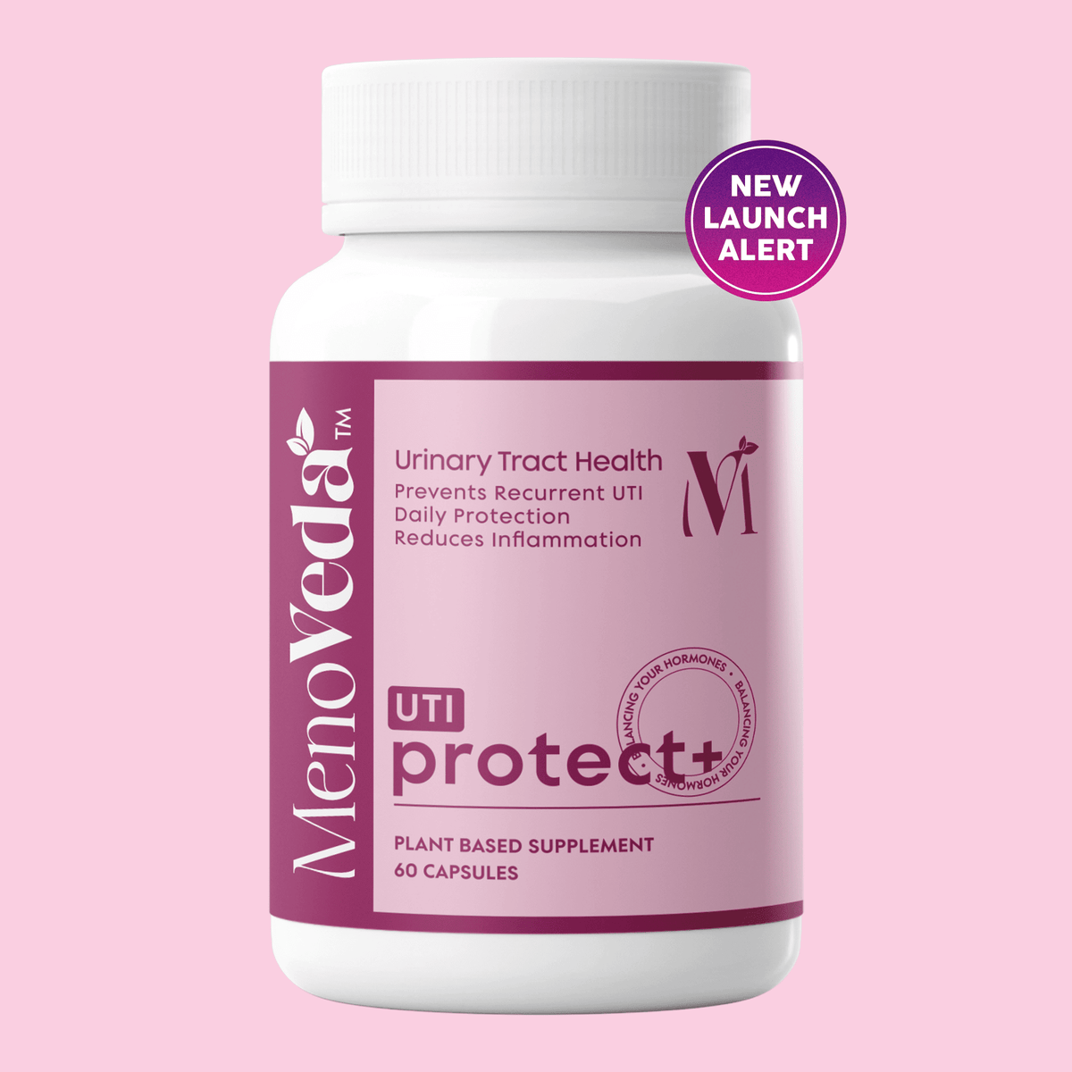 Menoveda UTI Capsules for Women - Supports Bladder, Kidney & Urinary T